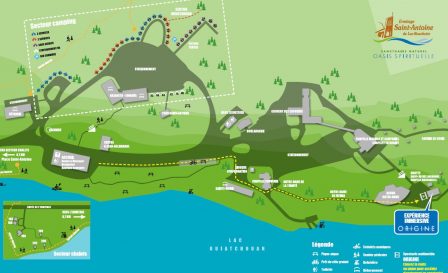 Carte du site - Ermitage St-Antoine